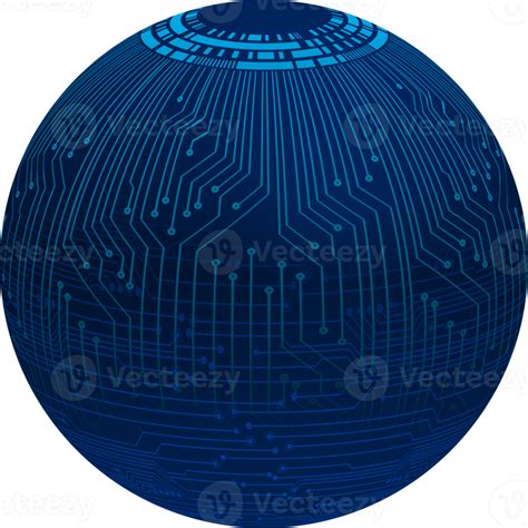 Carte Du Monde De La Technologie Moderne Globe Crop Out 20616866 Png