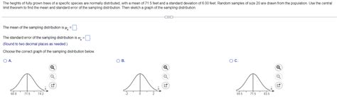 Solved The mean of the sampling distribution is μx The Chegg com