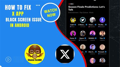 how to fix x app black screen issue in android after new updates youtube
