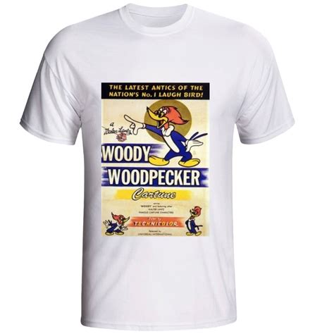 Camiseta Pica Pau Woody Woodpecker Desenho Classico Shopee Brasil