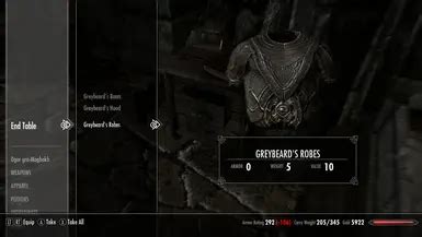 Aime S Greybeard Robes At Skyrim Nexus Mods And Community