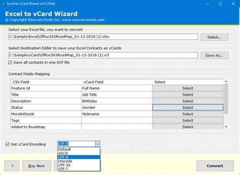 Excel To Vcard Converter Tool To Export Multiple Xls Xlsx Files Into Vcf Format Uaishawinged05