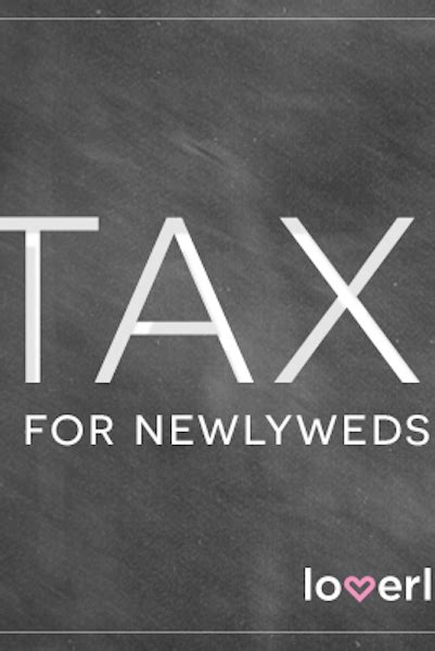 Must Have Tax Tips For Newlyweds