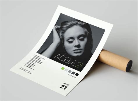 Adele 21 Album Cover Poster Architeg Prints
