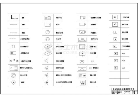 安防系统通用图形符号 土木在线