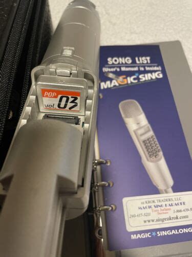 Magic Sing E55145 Tagalog Eng Songs With Case And 2 Mic Ebay