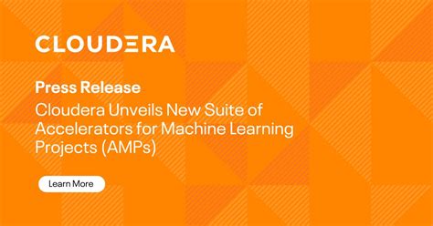Cloudera Unveils New Suite Of Accelerators For Machine Learning Projects Amps Danny Mckean
