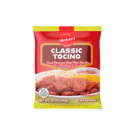 Mekeni Classic Tocino 12oz 30340g 12oz Wow Food Distributor