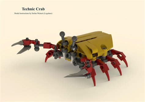 Lego Moc Technic Crab By Legolaus Rebrickable Build With Lego