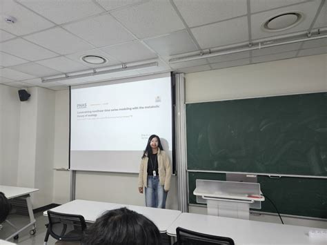 Olive Gave A Talk On Constraining Nonlinear Time Series Modeling With