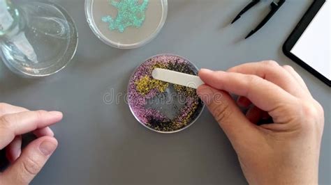 Unrecognizable Female Scientist Investigating Dangerous Effects Of