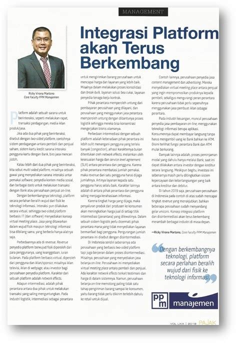 Integrasi Platform Akan Terus Berkembang Manajemen