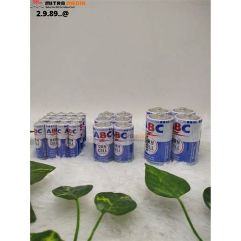 Jual Baterai Abc Batrai Abc Batrei Abc Dry Cell Asli Shopee Indonesia