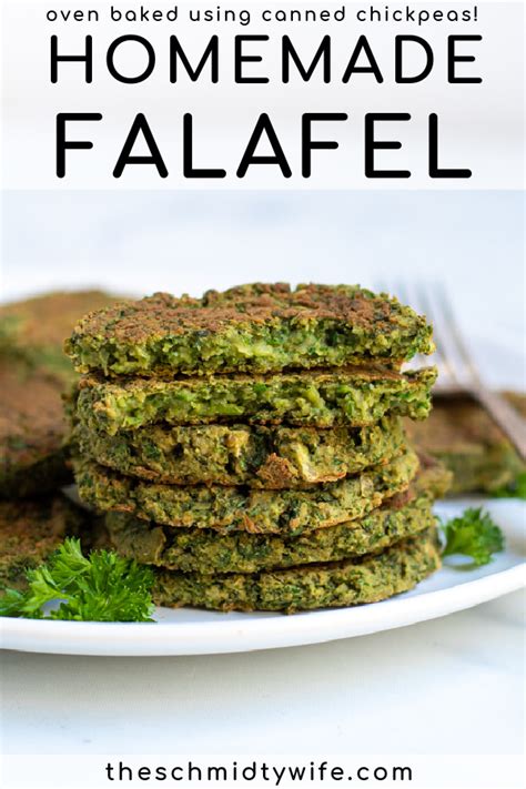 Crispy Oven Baked Falafel Recipe The Schmidty Wife