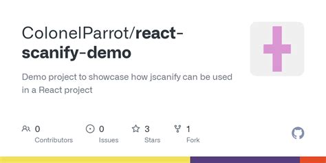 Github Colonelparrot React Scanify Demo Demo Project To Showcase How Jscanify Can Be Used In