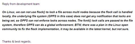 关于linux的文件锁的一些心得gpfs 文件锁 Csdn博客