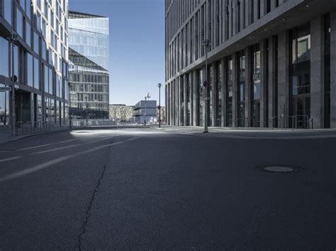 Glass Wall Reflection In Berlin Hdri Maps And Backplates