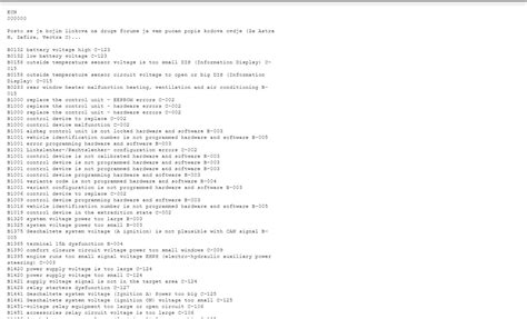 Opel Astra Error Codes Diy And Guides