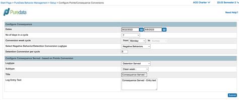 How To Configure And Track Consequences Based On Negative Points