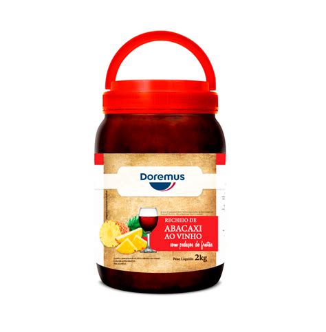 Recheio De Abacaxi Ao Vinho Doremus Sorvetes