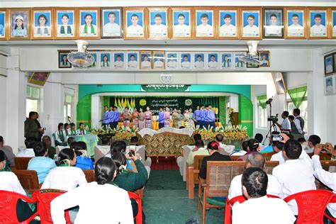 ပဲခူးတိုင်းဒေသကြီး အနောက် ပညာရေးစုံညီပွဲတော်သို့ တိုင်းဒေသကြီးဝန်ကြီးခ