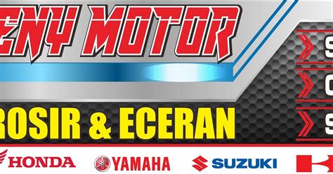 21 Desain Spanduk Bengkel Motor PNG