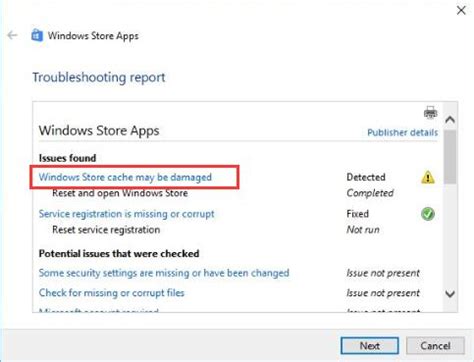 Windows Store Cache May Be Damaged Windows