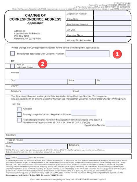 Trouble Linking Uspto Account Customer Number And Correct Address R