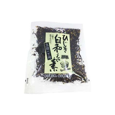 【楽天市場】1006405 Kf ひじき白和えの素 60g（豆腐一丁用）【山忠】【1～8個はメール便300円】：奈良恵友堂