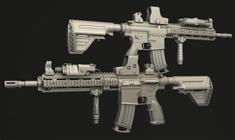 Hk417 Sopmod By 0800 On Deviantart