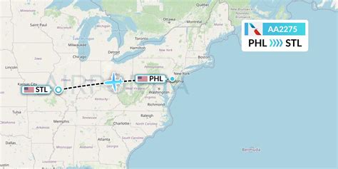 Aa2275 Flight Status American Airlines Philadelphia To St Louis Aal2275