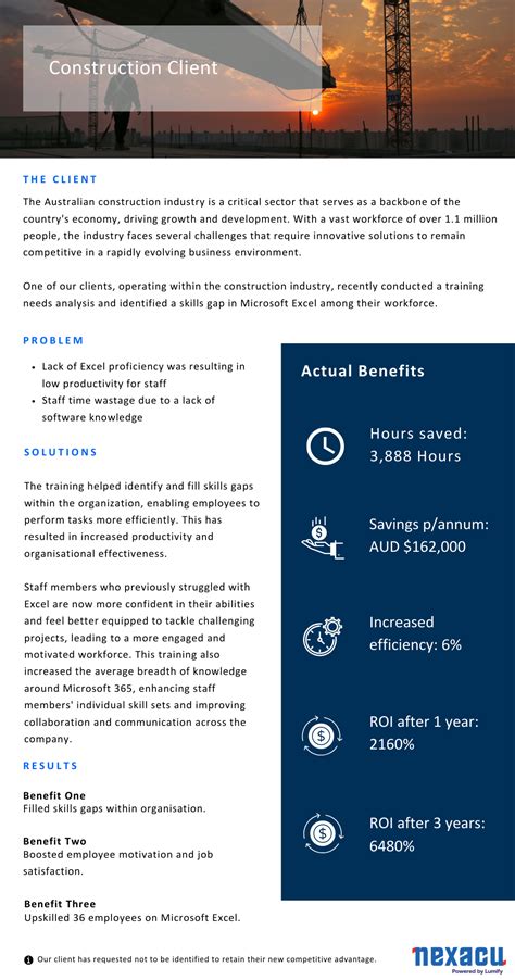 Nexacu Case Study Construction Industry Nexacu