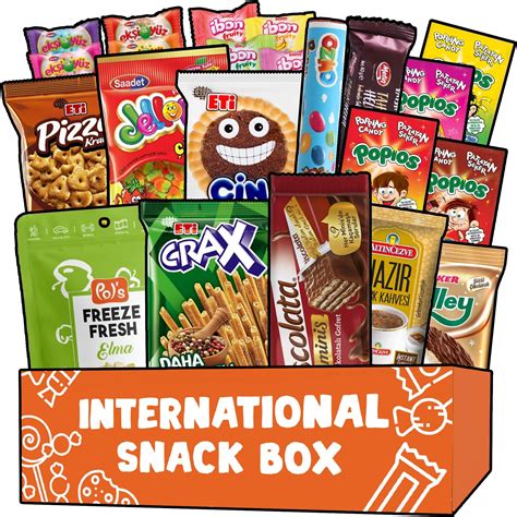 International Snack Box Variety Pack 12 Different Snacks