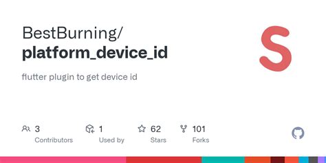 Github Bestburningplatformdeviceid Flutter Plugin To Get Device Id