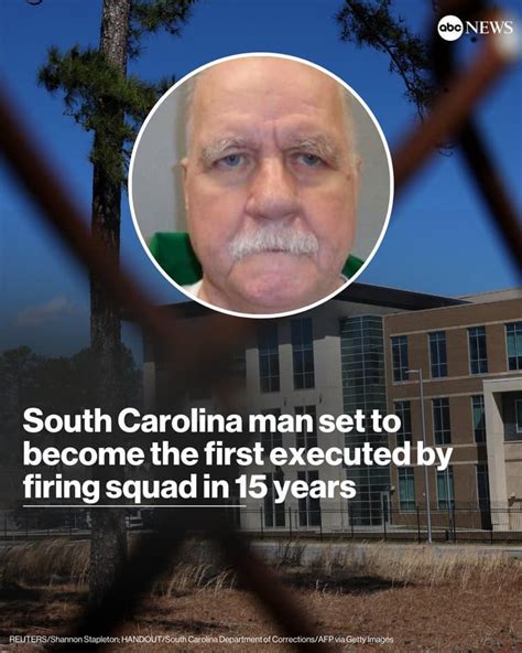 South Carolina To Execute 67 Year Old Brad Sigmon By Firing Squad At 6 P M First In U S In 15