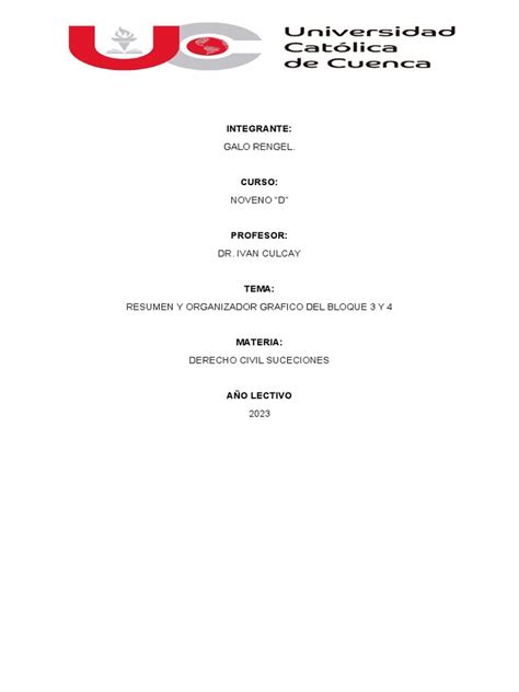 Derecho Civil Sucesiones Pdf Herencia Donación