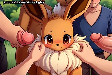 Rule 34 Ai Generated Blush Eevee Flashing Penis Looking Pleasured