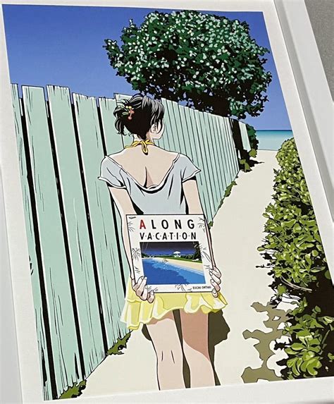 Yahooオークション 【江口寿史】額装品『a Long Vacation』 A4サイ
