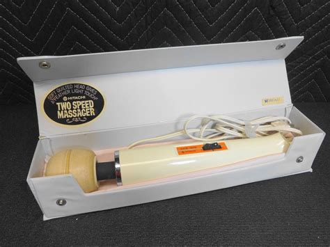 Vintage Hitachi Hv 250 Magic Wand Electric Massager In Original Storag