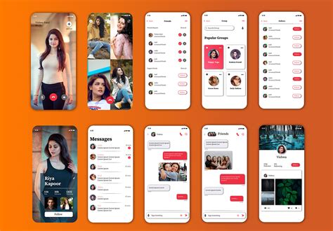 Chat Application Ui Ux Behance