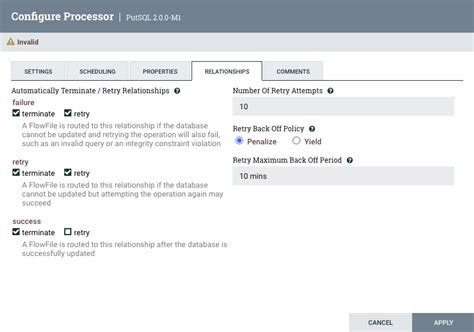 Solved Re Flowfile Is Currently Penalized And Data Canno