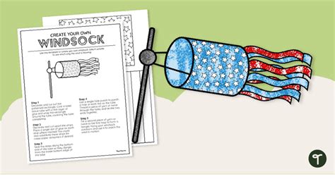 Windsock Craft Printable