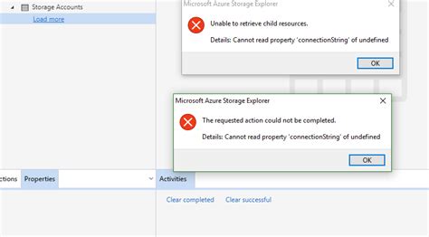 Cannot Read Property Connectionstring Of Undefined When Connecting To Local Storage · Issue