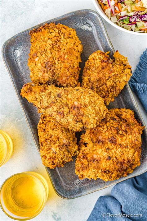 Air Fryer Cornflake Chicken Flavor Mosaic