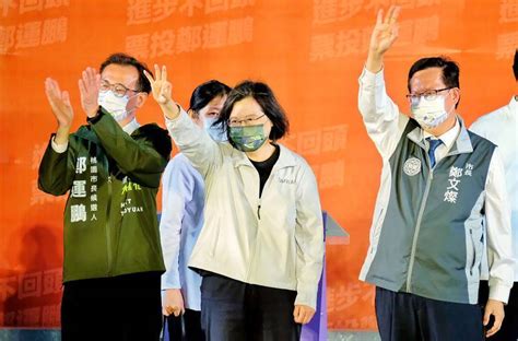 輔選鄭運鵬 蔡總統：進步的桃園不走回頭路 中央通訊社 Line Today