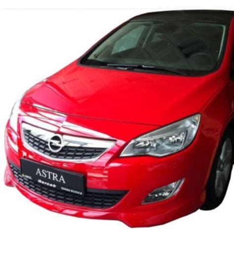 Opel Astra J Makyajsız Yeni Model Ön Ek Plastik