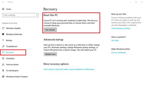 How To Resetrefresh Windows 10 — Micro Center