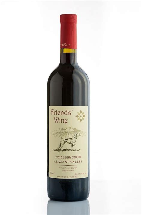 Friends Wine ალაზნის ველი წითელი ნახევრად ტკბილი Booksale