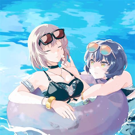 Igawa Aoi And Kanzaki Rio Idoly Pride Drawn By Watanuki Enu Danbooru