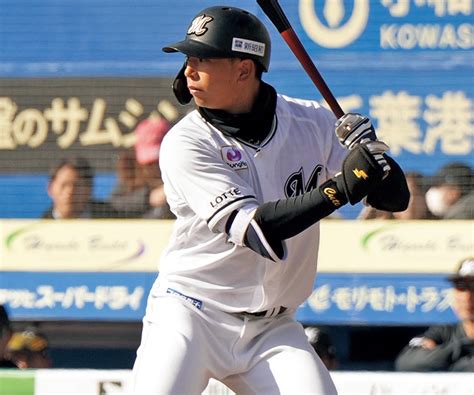 【連続写真】ロッテ・上田希由翔「右足のつま先を前方に向けて右膝の柔軟性を生み出したい」 野球コラム 週刊ベースボールonline